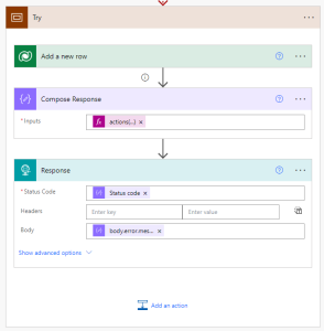 Power Automate: Get HTTP Status Code and Output from a non-HTTP action – Adam Gatt